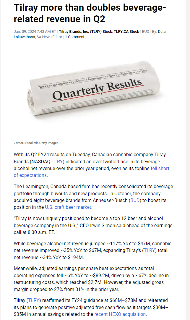 Has TLRY Reached Downside Exhaustion? - MPTrader Has TLRY Reached Downside Exhaustion? - MPTrader